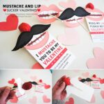 Mustache and Lip Sucker Valentines