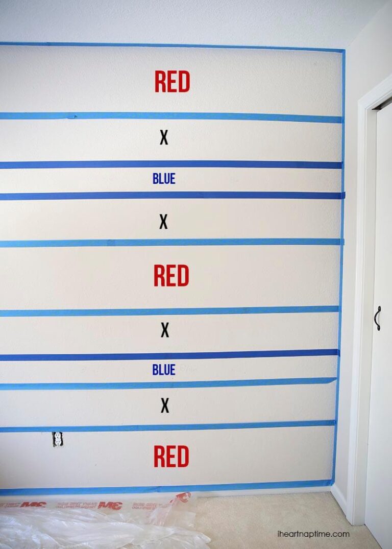 How to paint perfect striped walls - The Inspiration Board